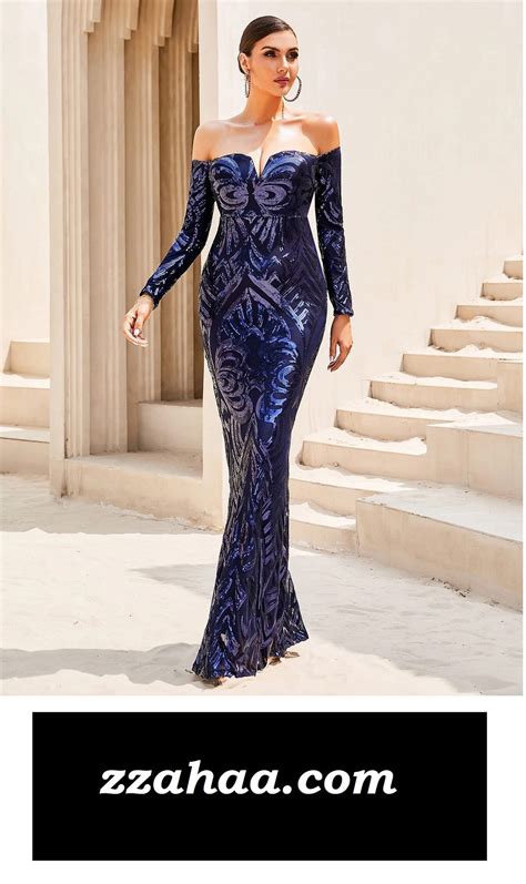 Sequin Evening Dress Zzahaa Medium