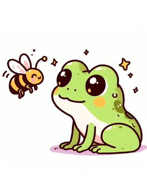 Frog And Bee 46 Delightful Frog Sketch Ideas To Lift Your Spirits