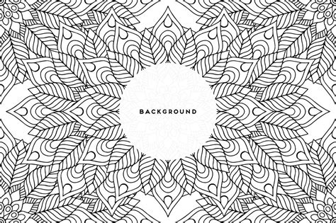 Premium Vector Ornamental Background With Geometric Circular Design