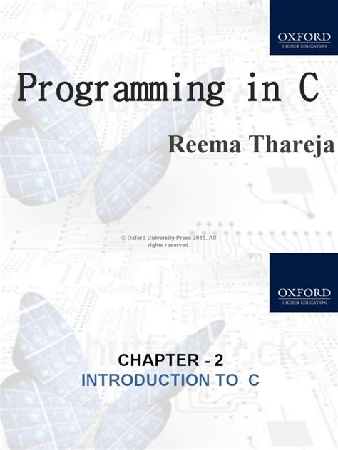 Programming In C Reema Thareja Pdf Integer Computer Science C