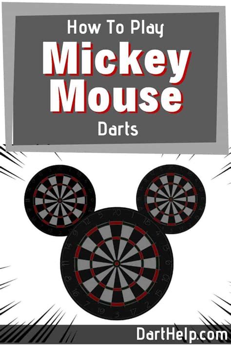 How To Play Mickey Mouse Darts DartHelp Com