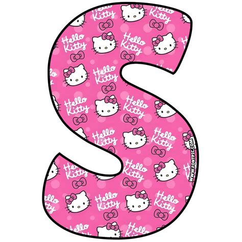 Hello Kitty Letter S