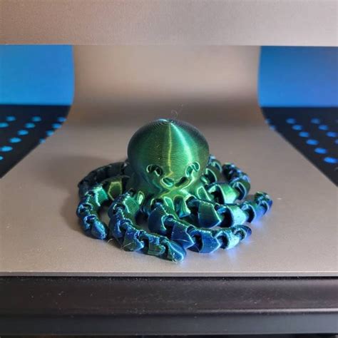 Fidget Toy 3d Printed Articulated Elephant Etsy