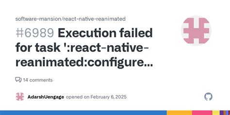 Execution Failed For Task React Native Reanimatedconfigurecmakedebug Arm64 V8a · Issue