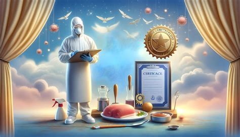 Foto Realista Como Servicio De Alimentos Higiénicos Con Certificado Y