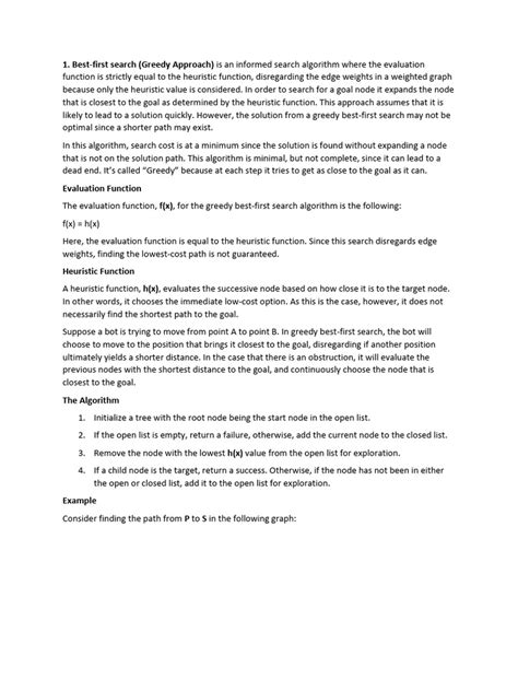 Informed Search Pdf Theoretical Computer Science Algorithms And Data Structures