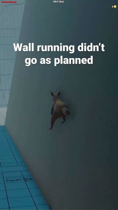 wall running didn t go as planned for unity game character