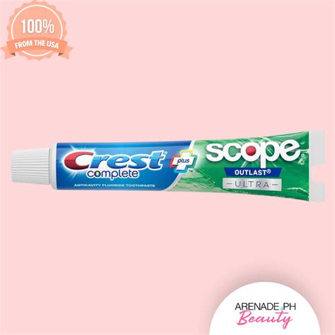 Crest Complete Whitening Anticavity Fluoride Toothpaste Plus Scope 63