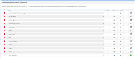 How To Set Up Primary Tracker Formative Assessment Bromcom Documentation Centre