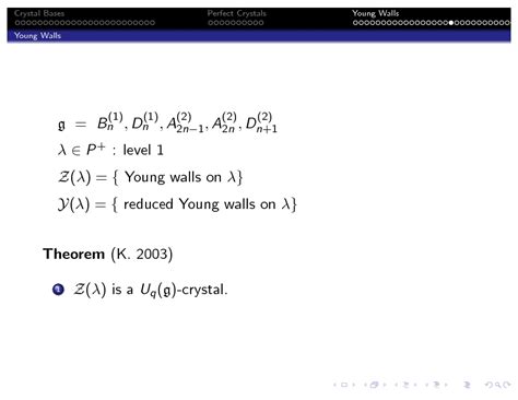 Perfect Crystals For Quantum Affine Algebras And Combinatorics Of Young Walls