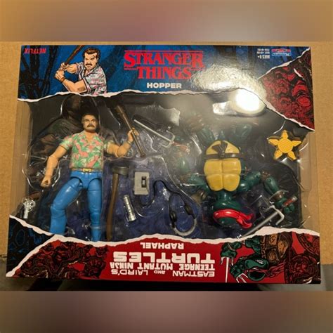 Playmates Toys Playmates Tmnt Stranger Things Hopper Raphael 6 In