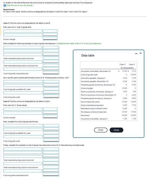 Solved An Auditor For The Internal Revenue Service Is Trying