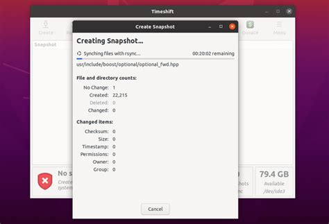 how to create system restore point in ubuntu debian fedora fostips