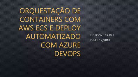 Orquestração De Containers Com Aws Ecs Fargate E Deploy Automatizado
