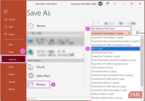 How To Convert A PowerPoint Presentation PPT To PDF A Complete Step By Step Guide