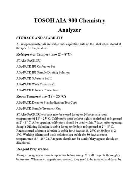 Tosoh Aia Pdf Assay Chemistry