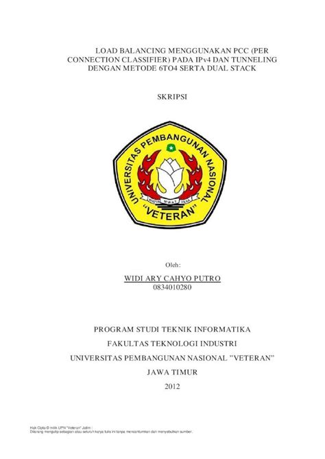 PDF LOAD BALANCING MENGGUNAKAN PCC PER Eprints Upnjatim Ac Id