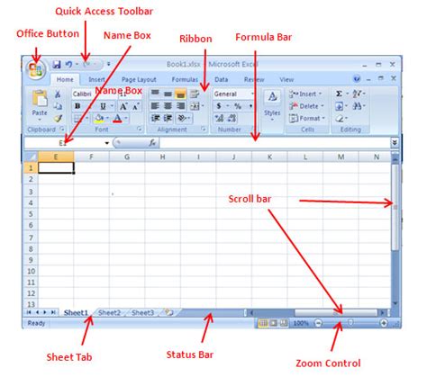 Grafio Menu Dan Icon Pada Microsoft Excel 2007