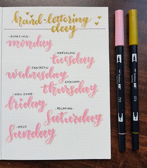 Tombow Marvelous Holi Bullet Journal Art Lettering Tutorial Art Background Kunst Holi