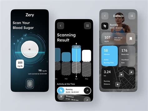 Health Tracker App UI UX Design Digital Healthcare Behance