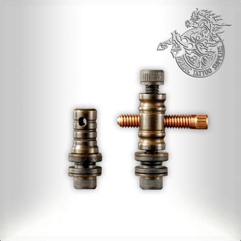 Workhorse Irons Deluxe Antique Brass Binding Post Set Nordic Tattoo