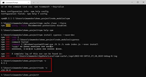 Unable To Install Cypress Err · Issue 4399 · Npmcli · Github
