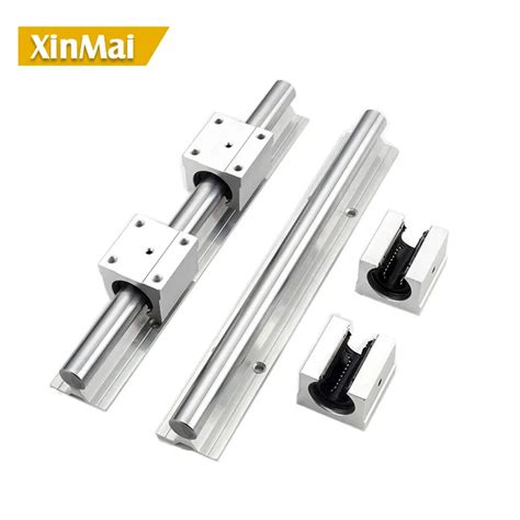 원형 가이드 레일 및 Cnc 선형 레일용 슬라이드 블록 Eu 재고 Ru 재고 300 1500mm Sbr16 16mm