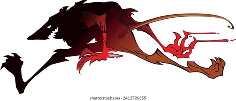 Giant Mutant Rat Running Vector Stock Vector Royalty Free Shutterstock