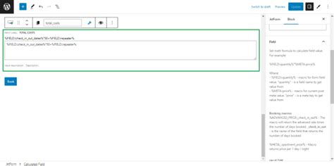 how to add and use dynamic repeater in the jetformbuilder forms