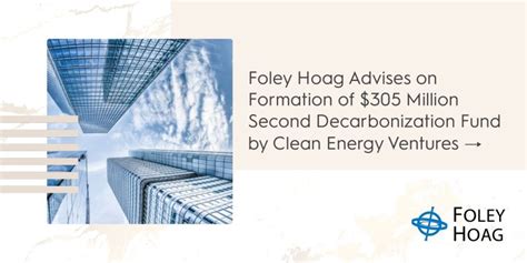 Sara Mattern On Linkedin Foley Hoag Advises On Formation Of 305