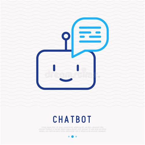 Chatbot Icon Cute Smiling Robot Chat Bot Say Hivector Modern Flat