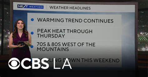 Amber Lees Next Weather Forecast Cbs Los Angeles
