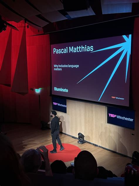Pascal Matthias On Linkedin Im So Grateful To Have Been Asked To Speak Tedxwinchester Last