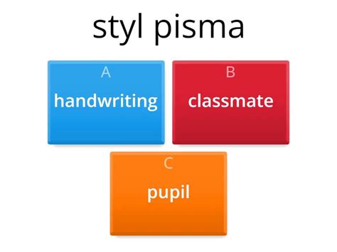 School Expressions Quiz
