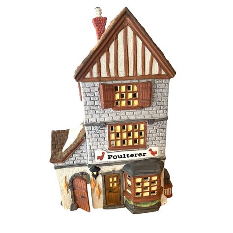 Department 56 Poulterer 1988 Village Building Dickens Series No Light