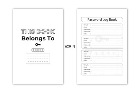 Premium Vector Password Logbook Premium Vector Password Logbook