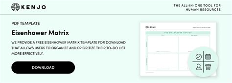 Eisenhower Matrix Template Free Download