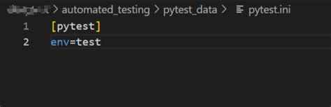 pytest 在配置文件i中自定义选项 变量 工作手记 博客园