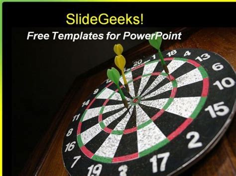 Business Arrows Target PowerPoint Template