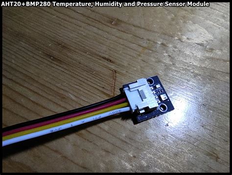 embedded things test aht20 bmp280 temperature humidity and pressure