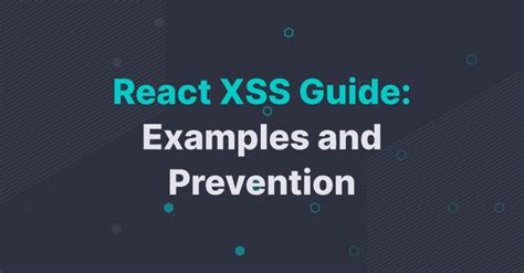 Suvel Rathneswar ⠀ On Linkedin Understanding React Xss Prevention Tips