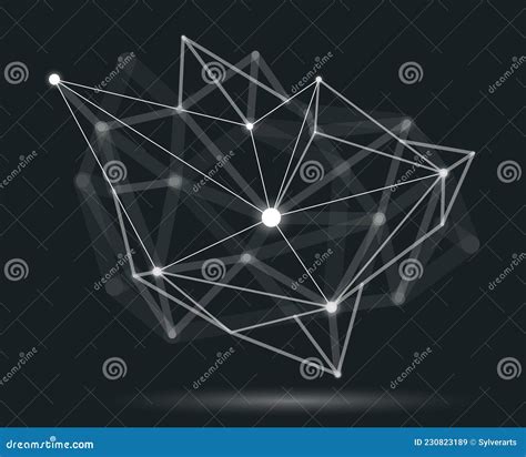 Dimensional Lattice Mesh Vector Abstraction 3d Polygonal Design