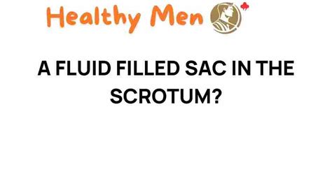 What Does A Fluid Filled Sac In The Scrotum Really Mean