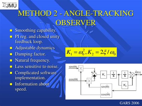 ppt rotor angular position and speed estimation with use of
