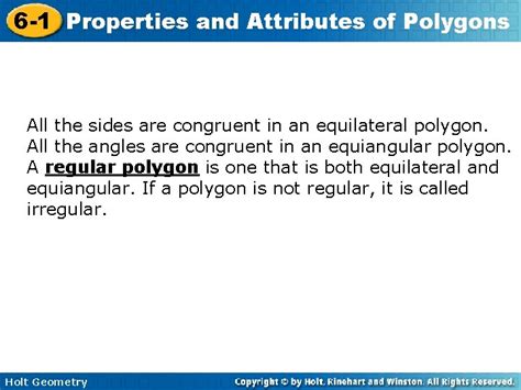 6 1 Of Polygons Properties And Attributes Of