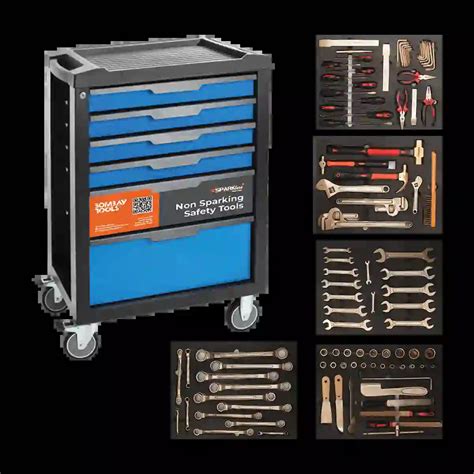 Industrial Grade Non Sparking Tool Trolley Safe And Durable Solutions Sparkless Tools
