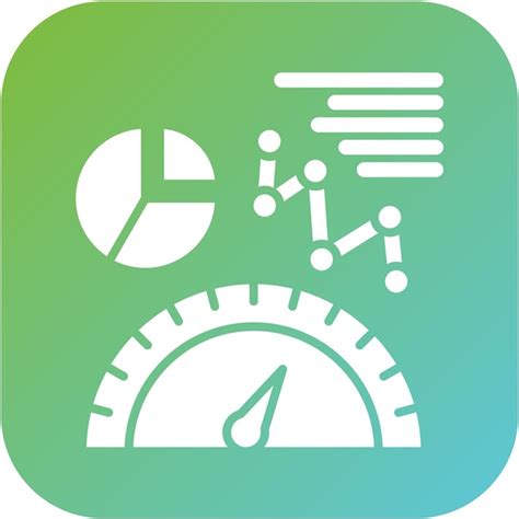 Premium Vector Vector Design Benchmark Icon Style