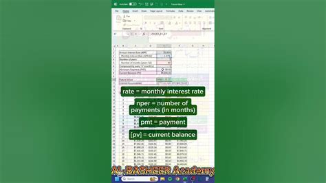Future Value In Ms Excel Albasheeracademy Excel Exceltips