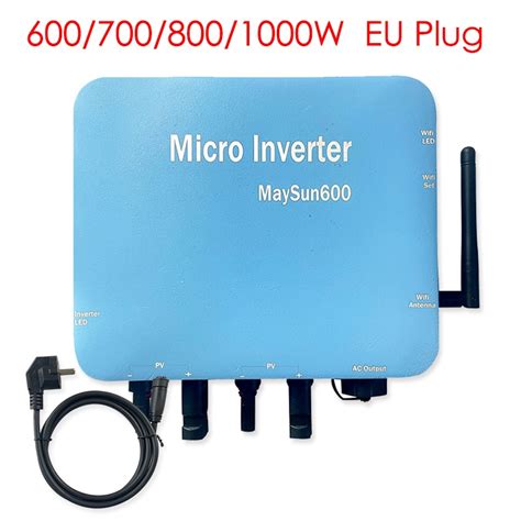 마이크로 태양광 패널 스마트 인버터 그리드 연결 순수 사인파 Mppt 홈 인버터 와이파이 네트워크 연결 Ip65 방수 Aliexpress