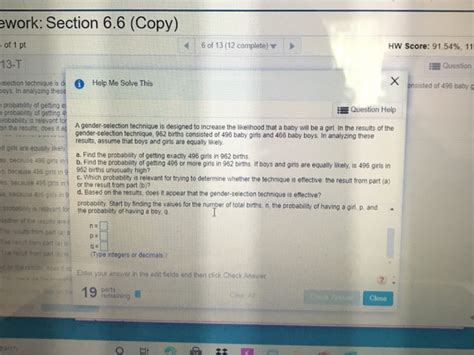 Solved Ework Section 6 6 Copy Of 1 Pt 6 Of 13 12